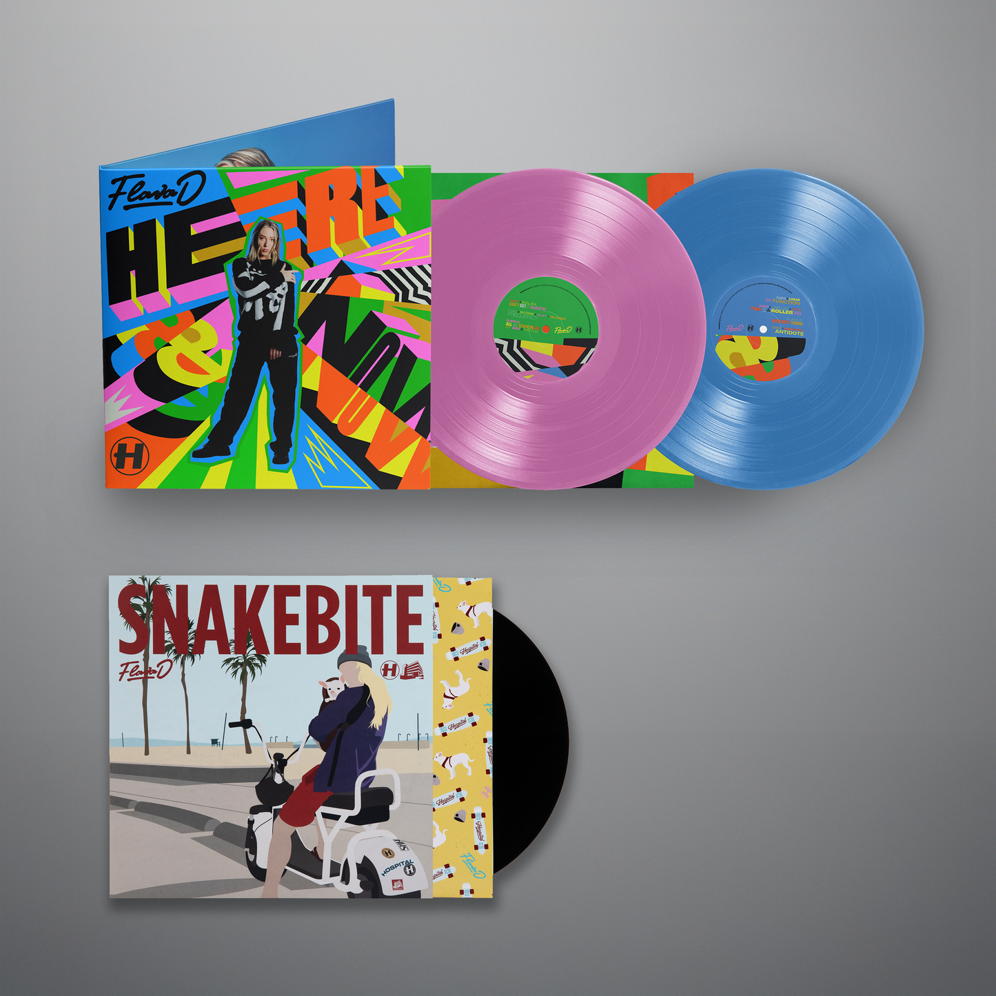 Here & Now (LP) Snakebite / Springloaded (12) (Bundle) – Hospital Records