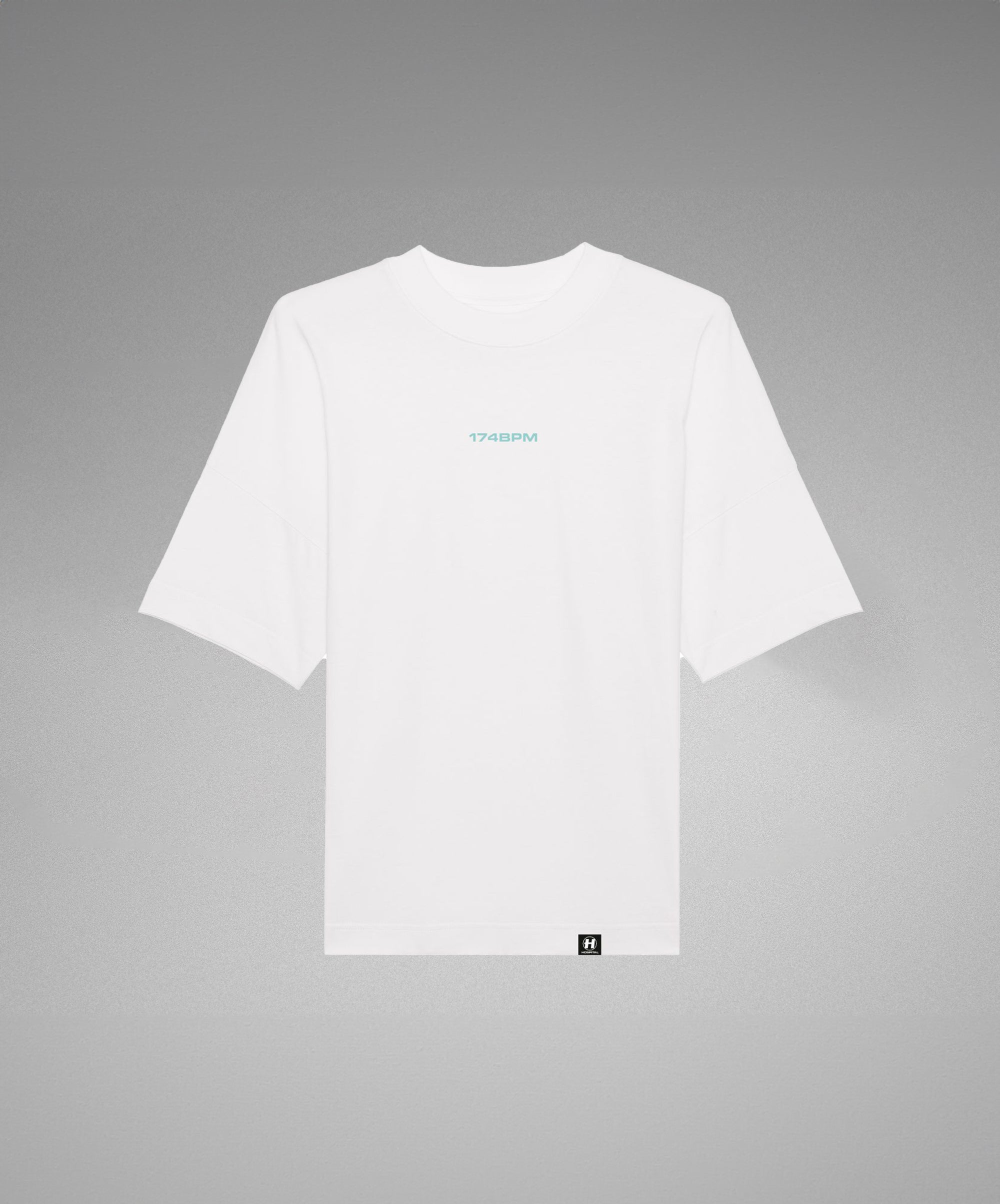 174BPM WHITE TEE – Hospital Records